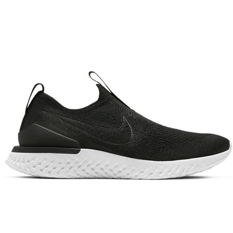 Mens Nike React Phantom Flyknit 1 Black White - The Shoe Rush